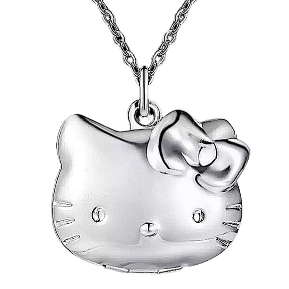 Hello Kitty | Jewelry | Hello Kitty Locket Sterling Silver Necklace ...
